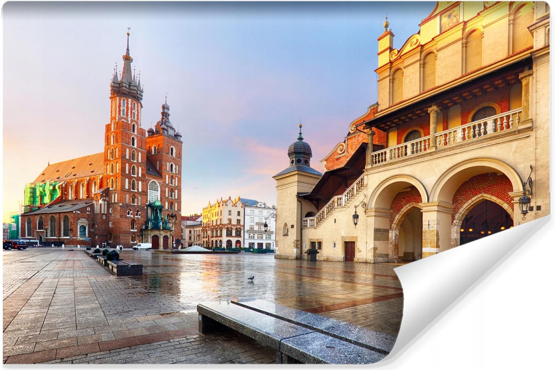Fototapeta Kraków Rynek Kościół Do Salonu 90X60 - Opinie i ceny na Ceneo.pl