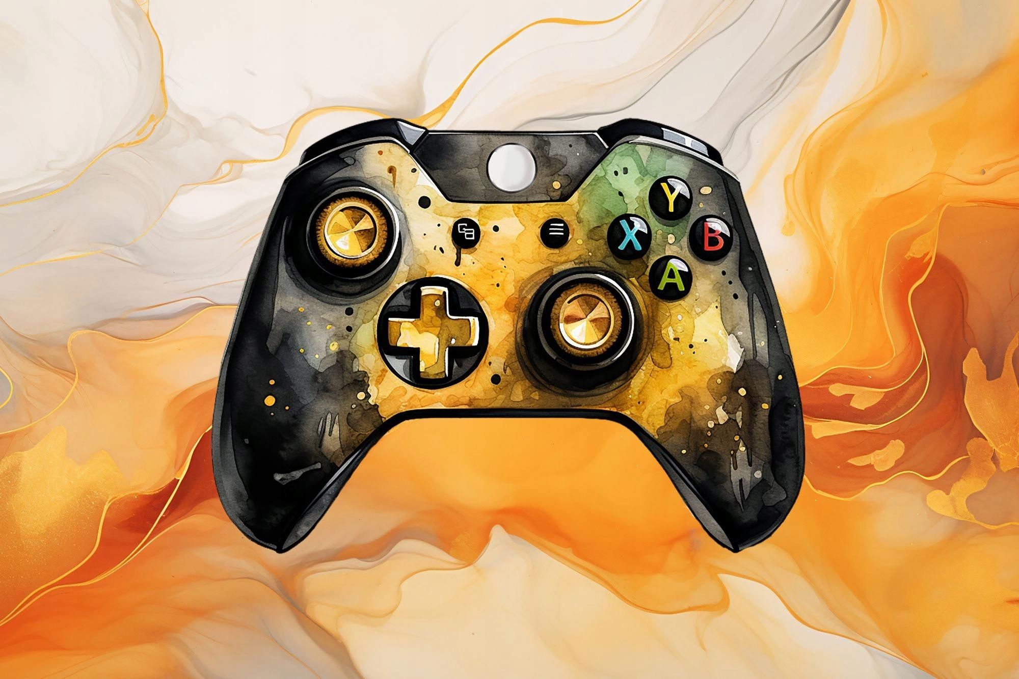 Tapeta Dla Dzieci Gamepad Gamer Pokój Gier Game Konsola Pc Joystick ...