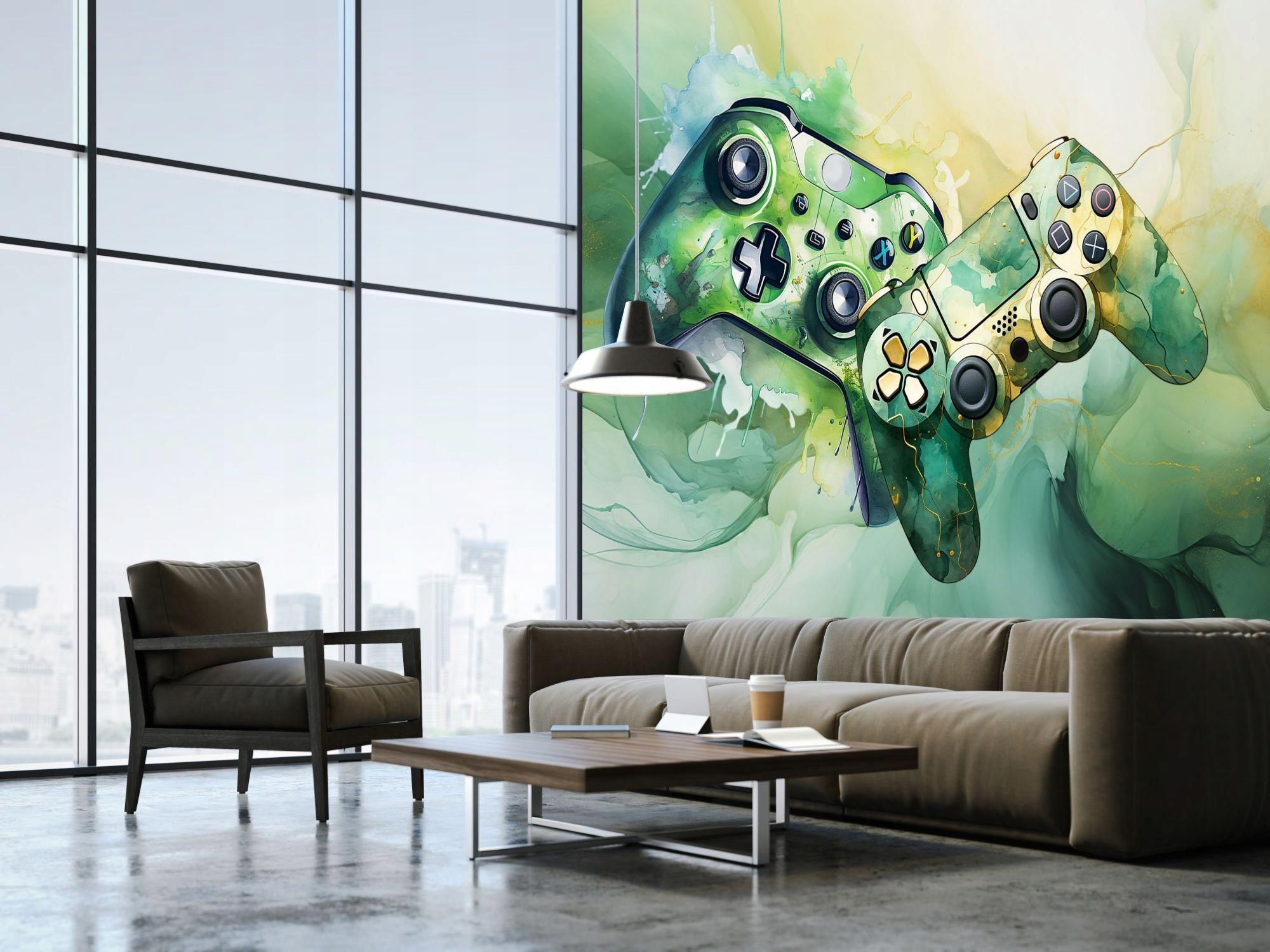 Tapeta Dla Dzieci Gamepad Gamer Pokój Gier Game Konsola Pc Joystick ...