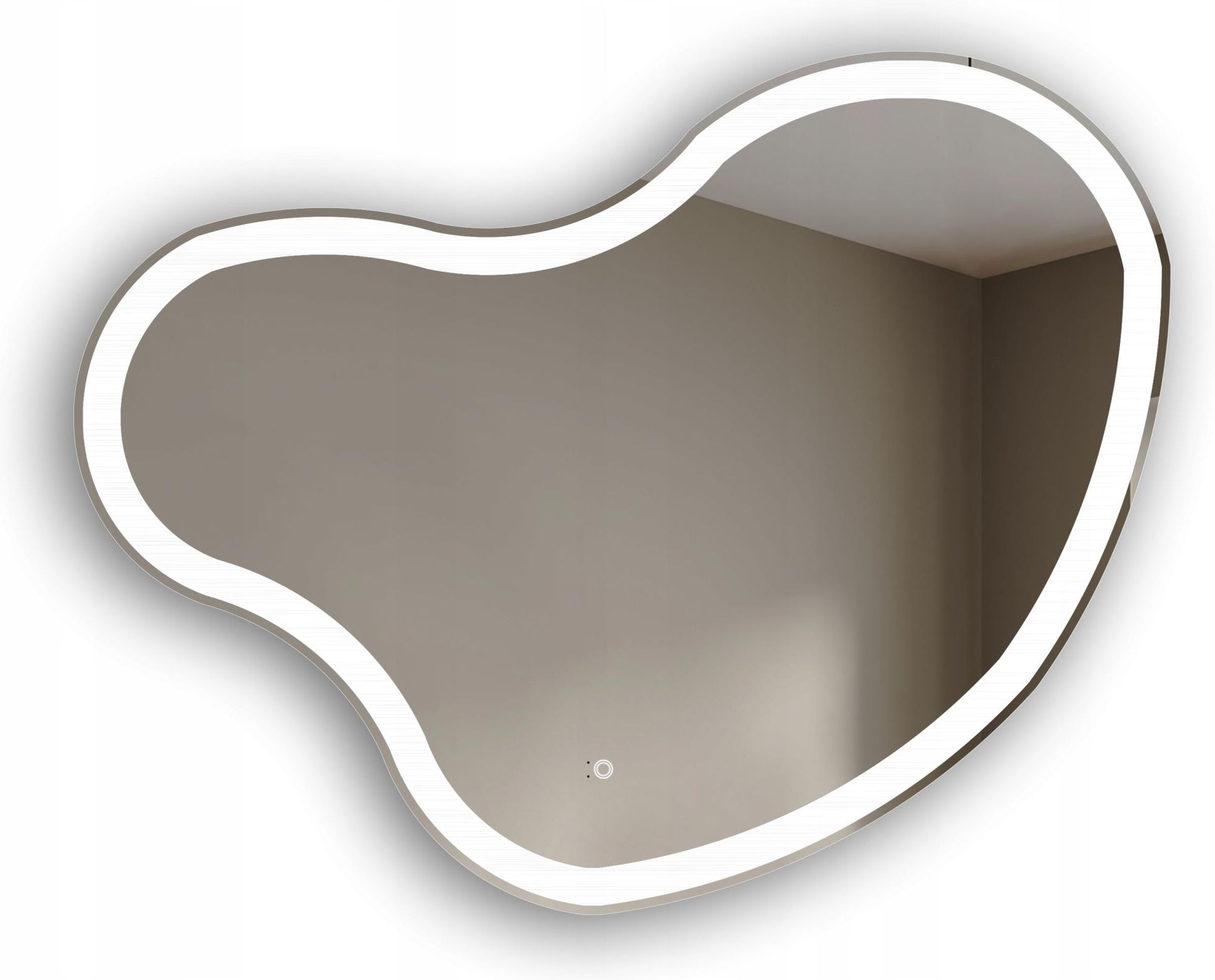 Artforma Lustro łazienkowe podświetlane Led nieregularne na wymiar ...