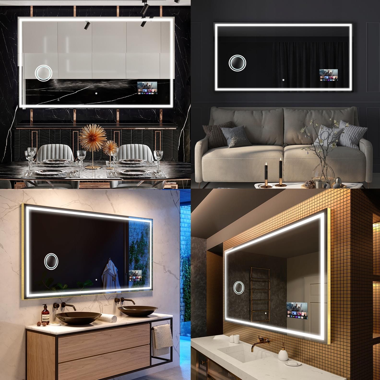Artforma Lustro podświetlane Led do łazienki 160x70cm z Włącznik i ...