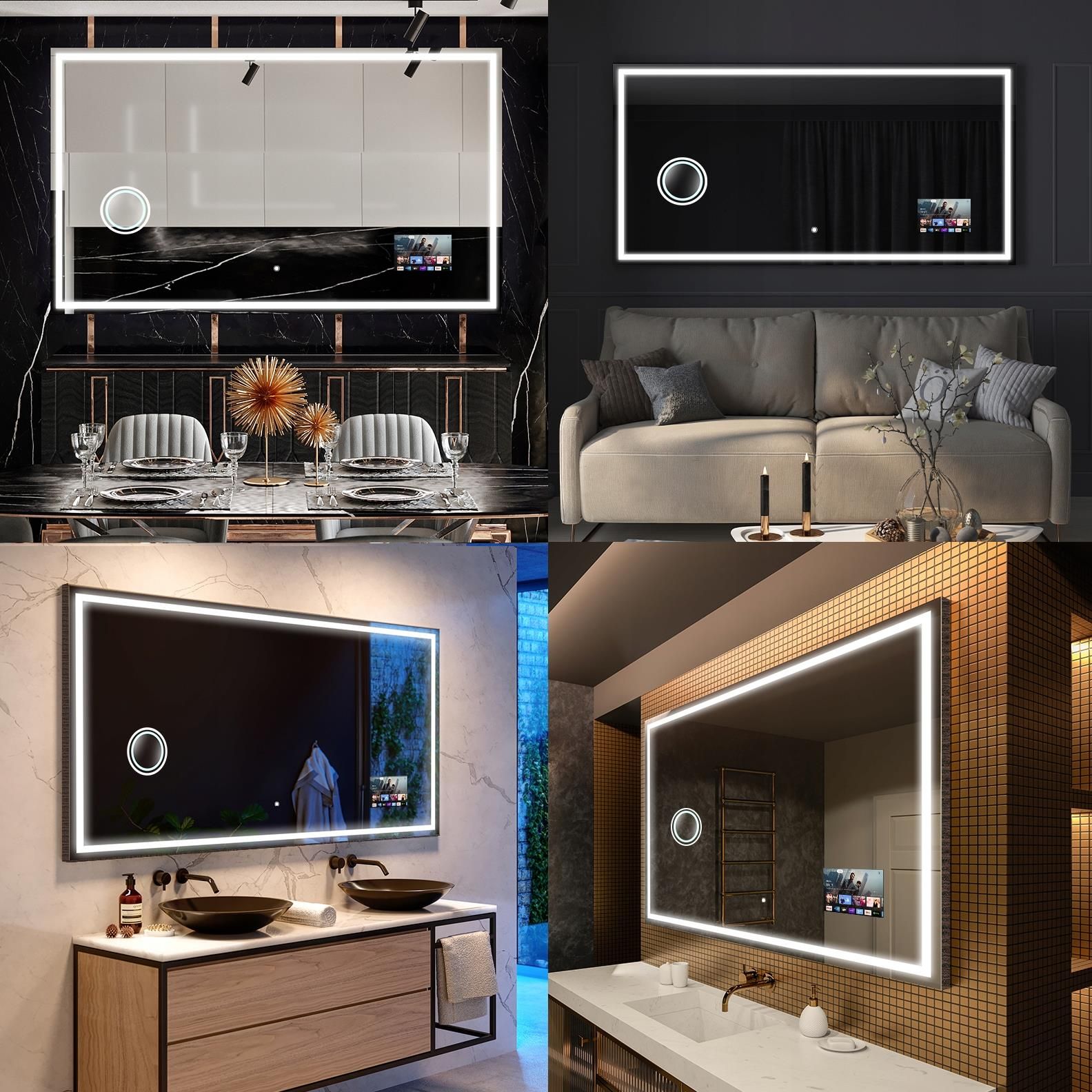Artforma Lustro podświetlane Led do łazienki 200x70cm z Włącznik i ...