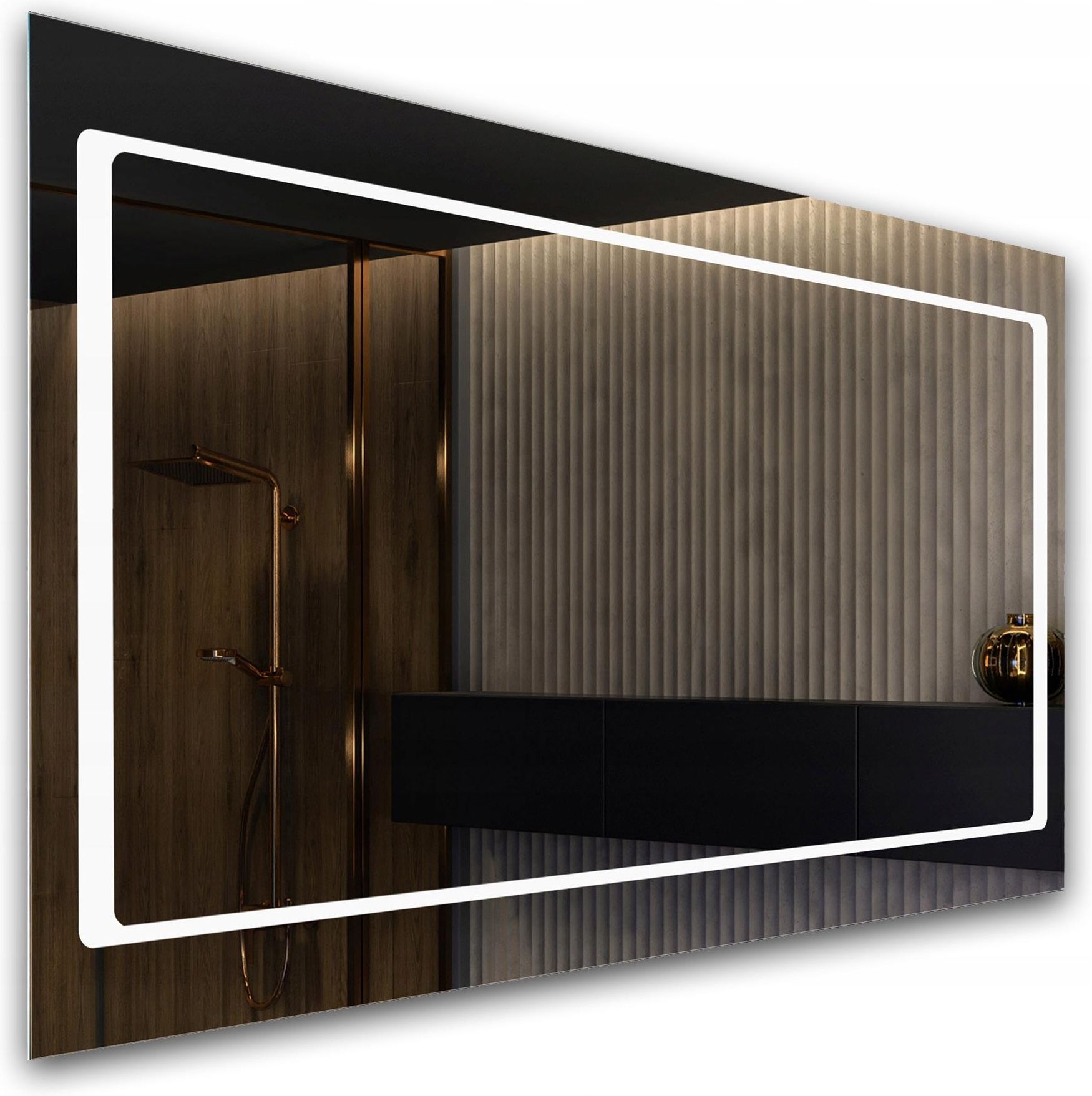 Artforma Lustro łazienkowe Led podświetlane 120x100cm bez włacznika z ...