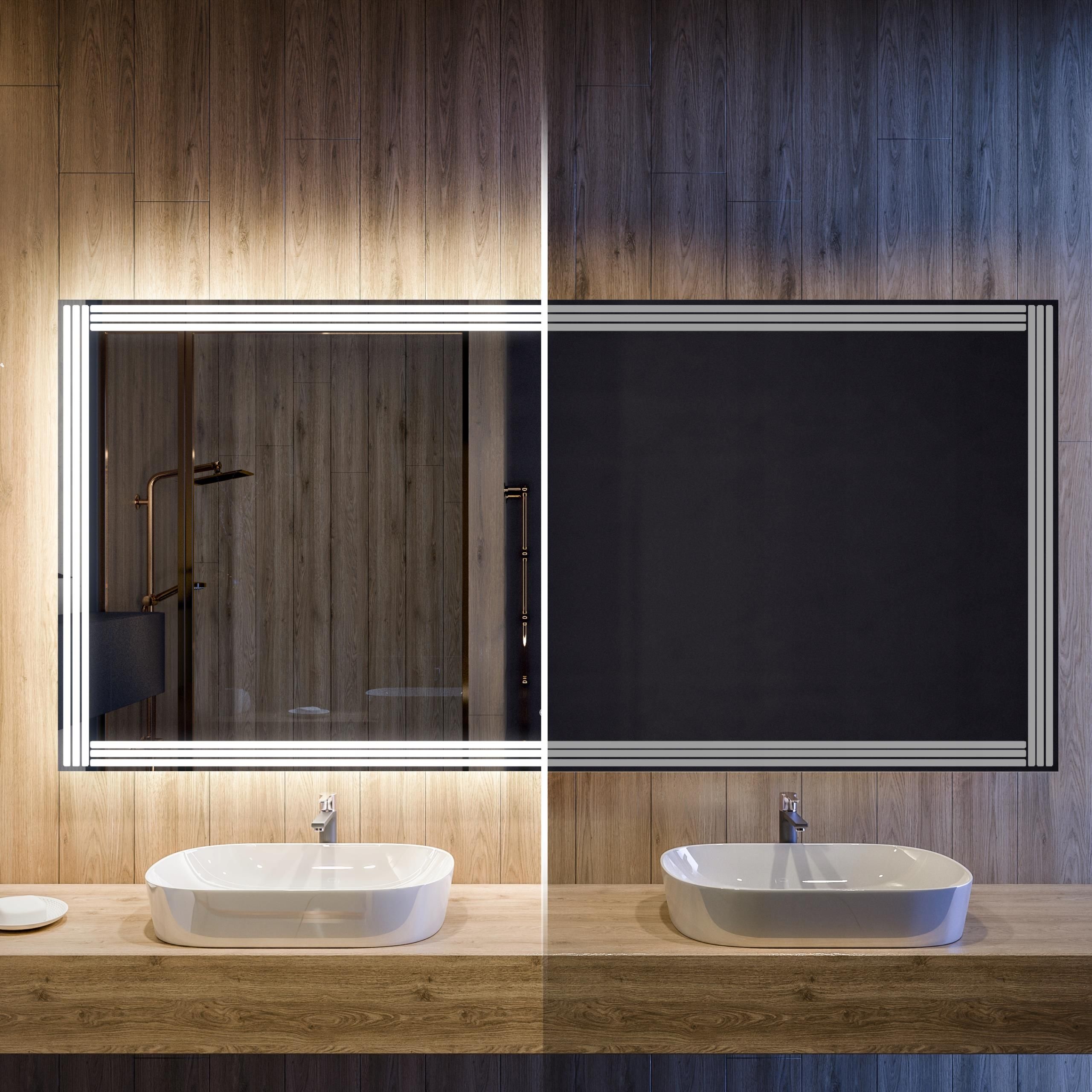 Artforma Lustro łazienkowe Led podświetlane 170x70cm z włącznikiem ...