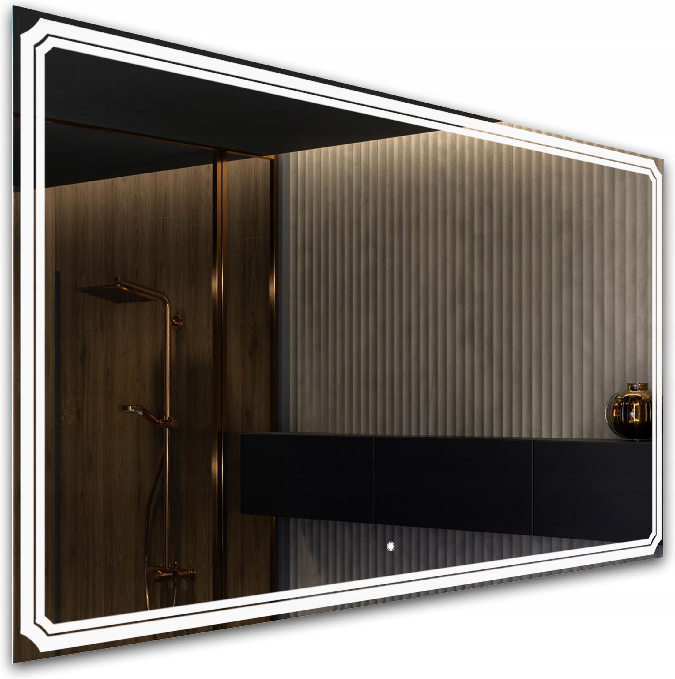 Artforma Lustro łazienkowe Led podświetlane 160x70cm z włącznikiem ...