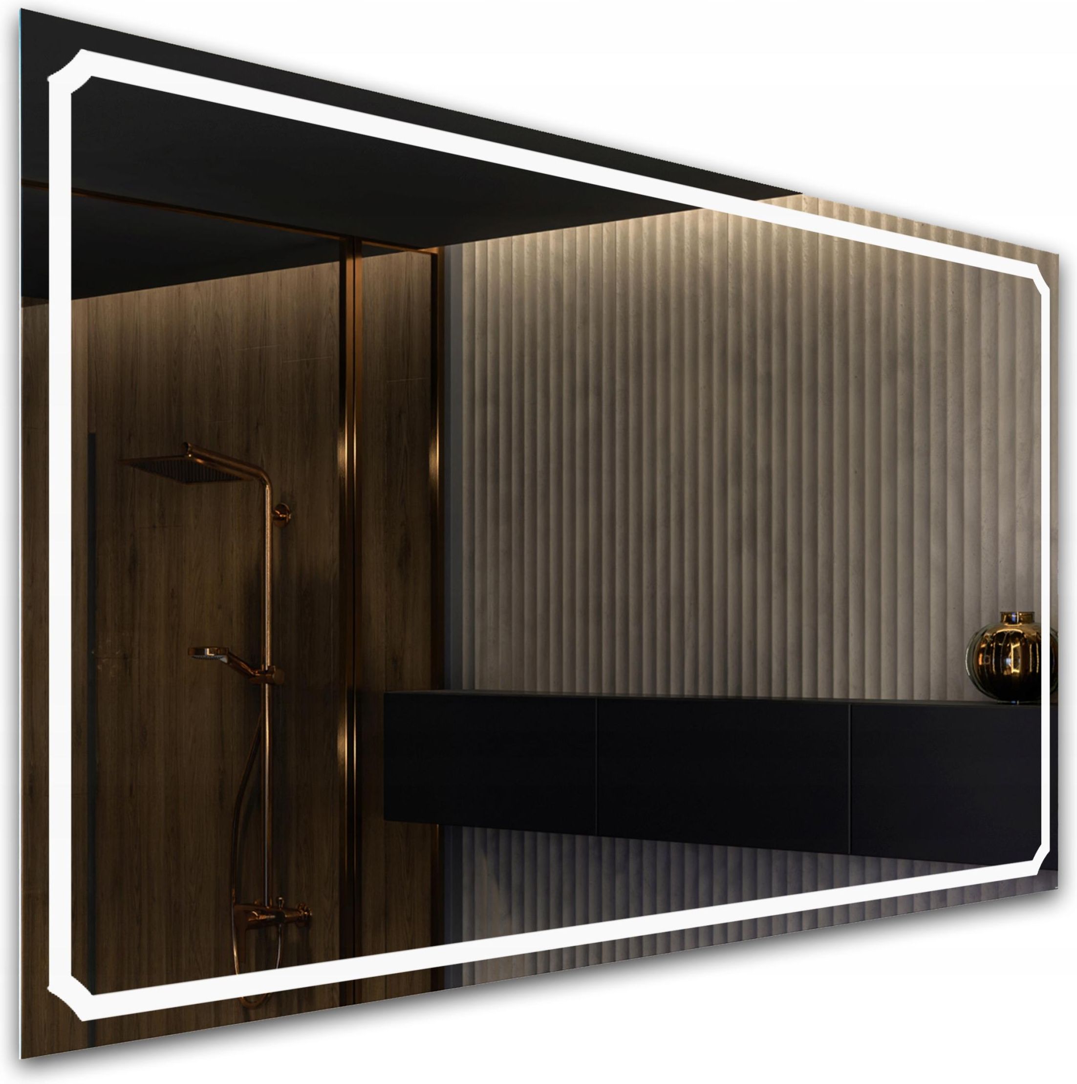 Artforma Lustro łazienkowe Led podświetlane 140x80cm bez włacznika z ...
