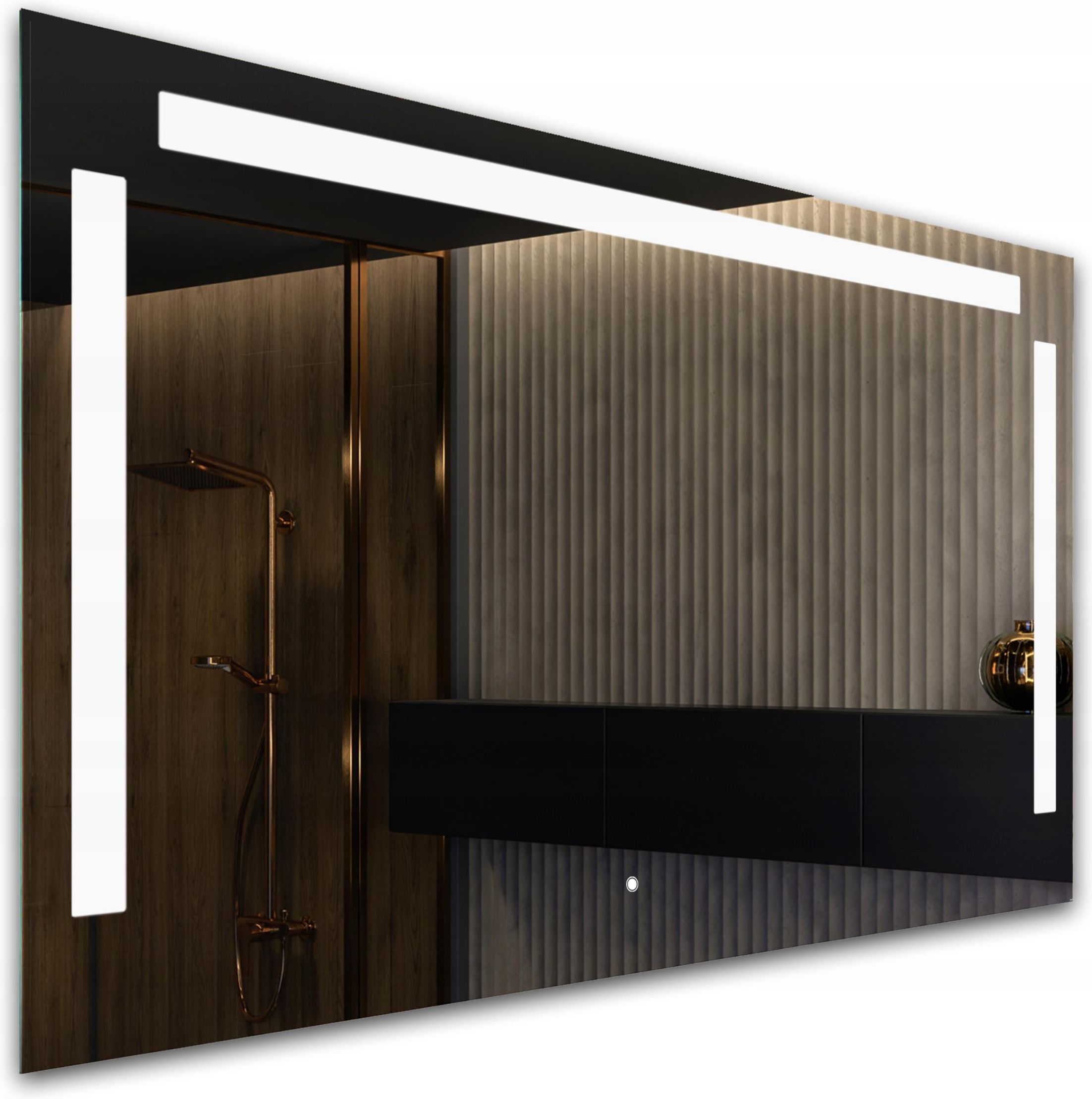 Artforma Lustro łazienkowe Led podświetlane 170x60cm z włącznikiem ...