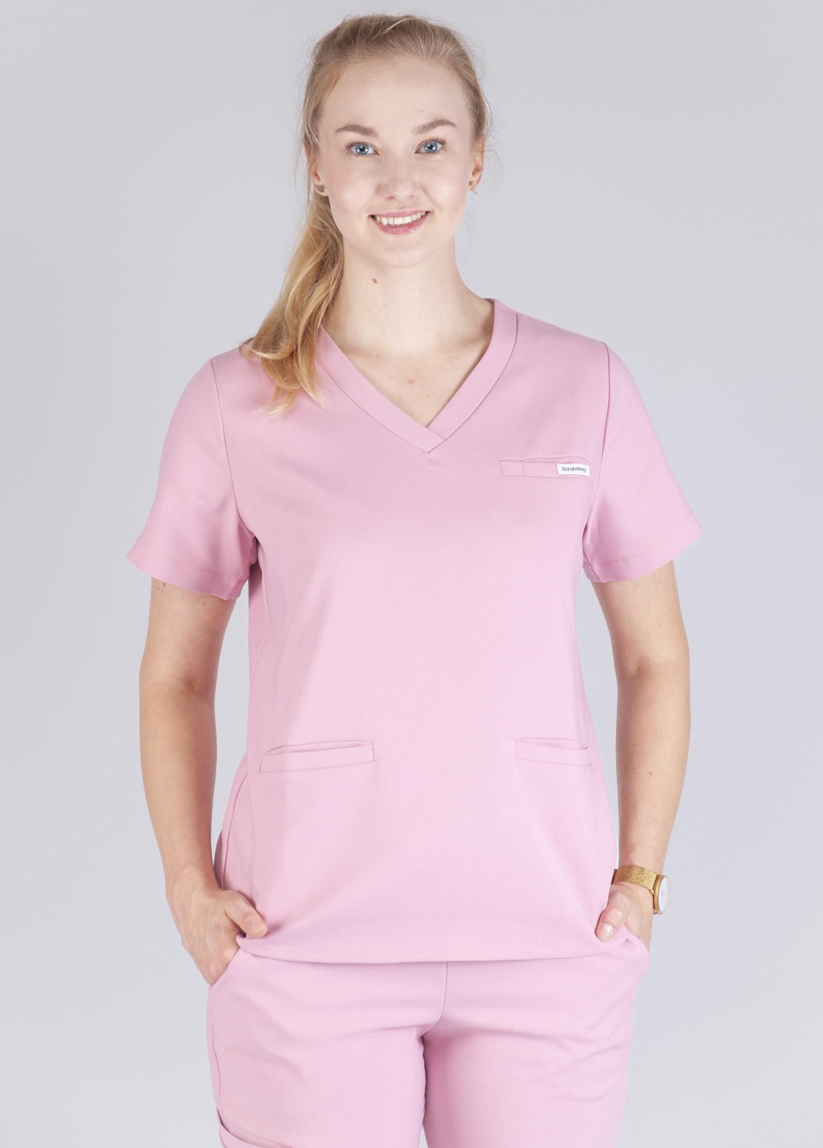 Scrubsheep Bluza Medyczna Scrubs Damska Dusty Pink L - Ceny i opinie ...