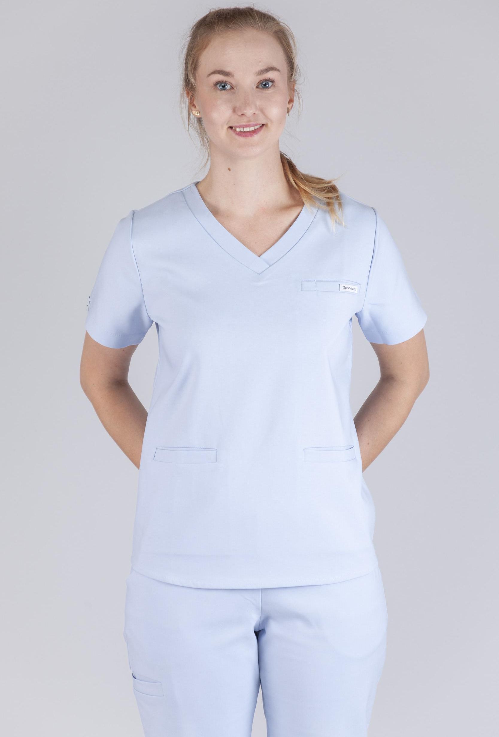 Scrubsheep Bluza Medyczna Scrubs Damska Baby Blue XL - Ceny i opinie ...