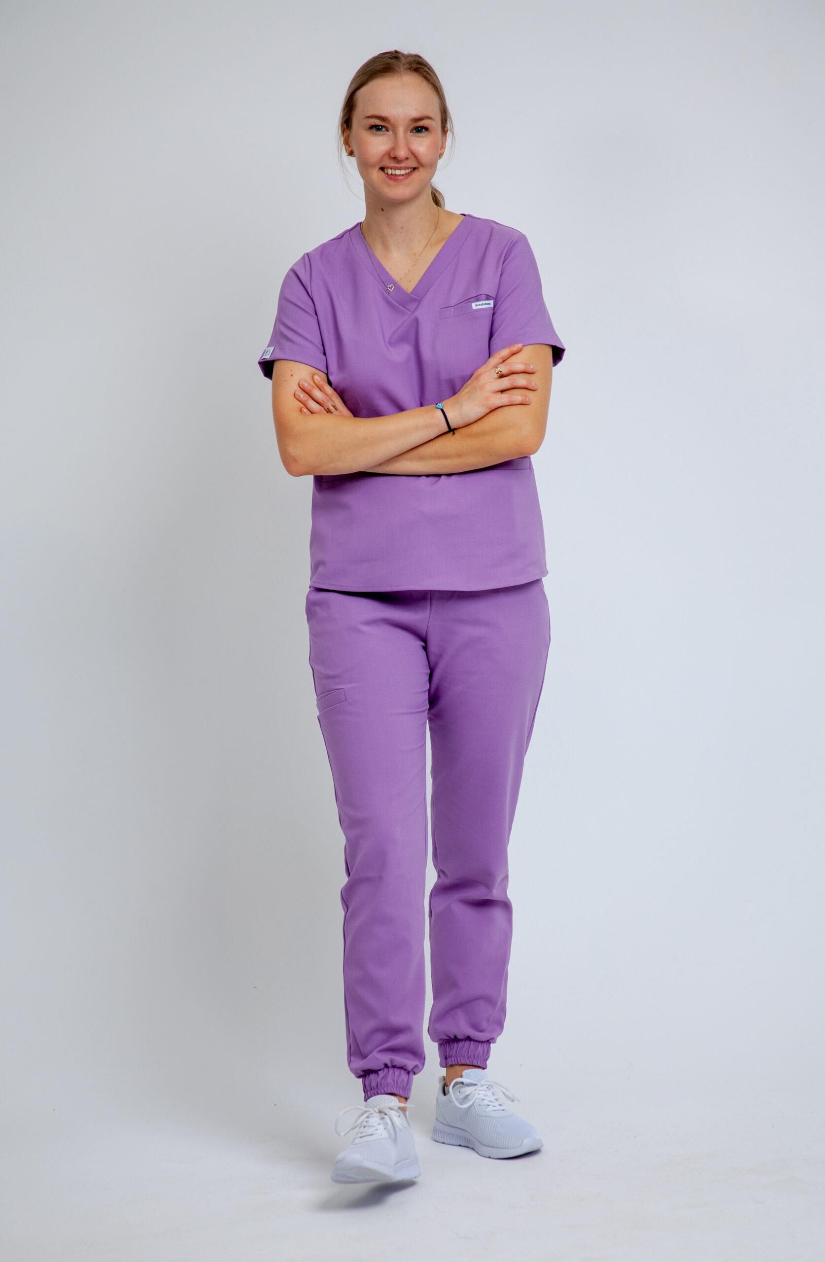 Scrubsheep Bluza Medyczna Scrubs Damska Lavender M - Ceny i opinie ...