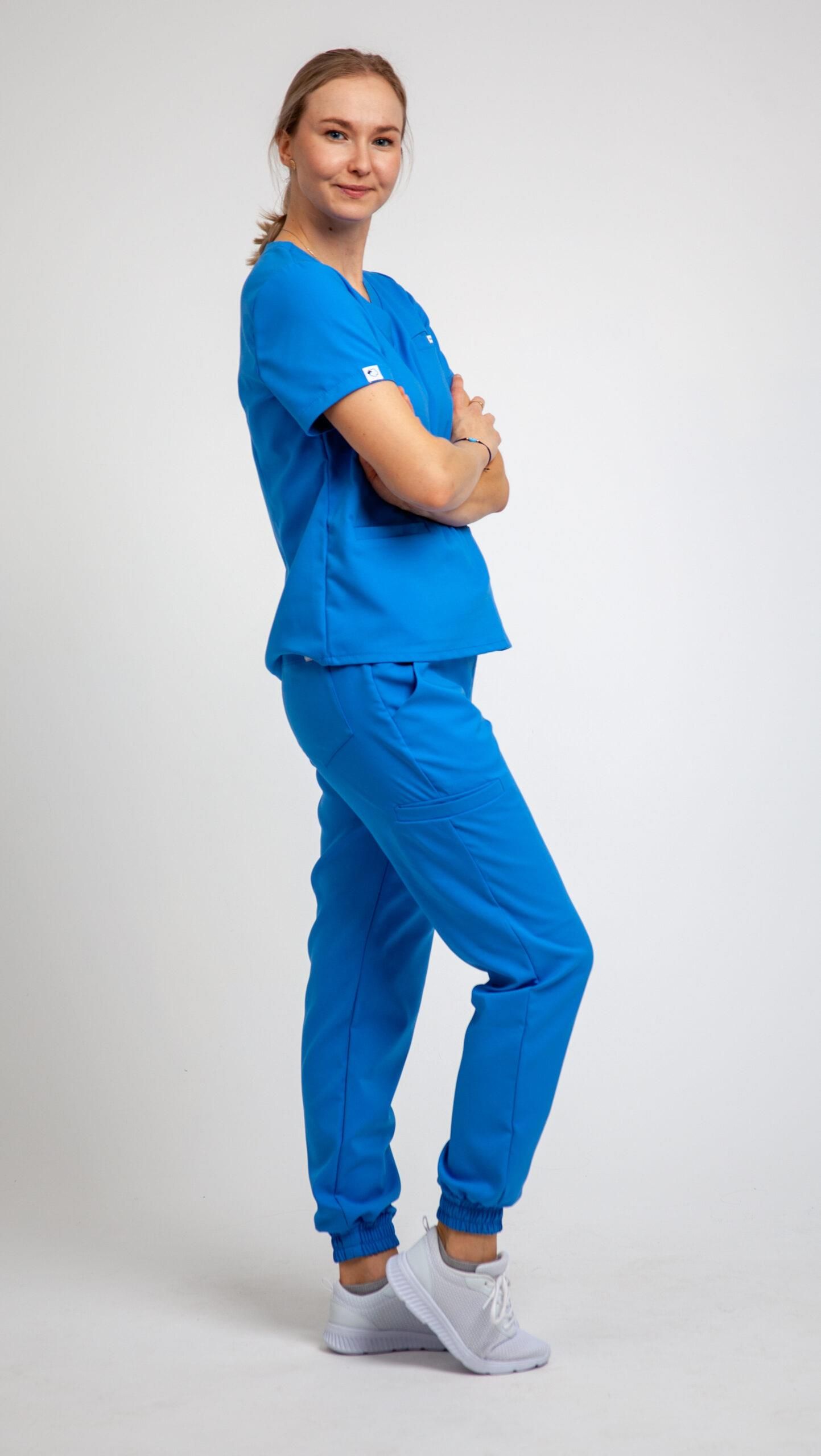 Scrubsheep Bluza Medyczna Scrubs Damska Ocean Blue M - Ceny i opinie ...