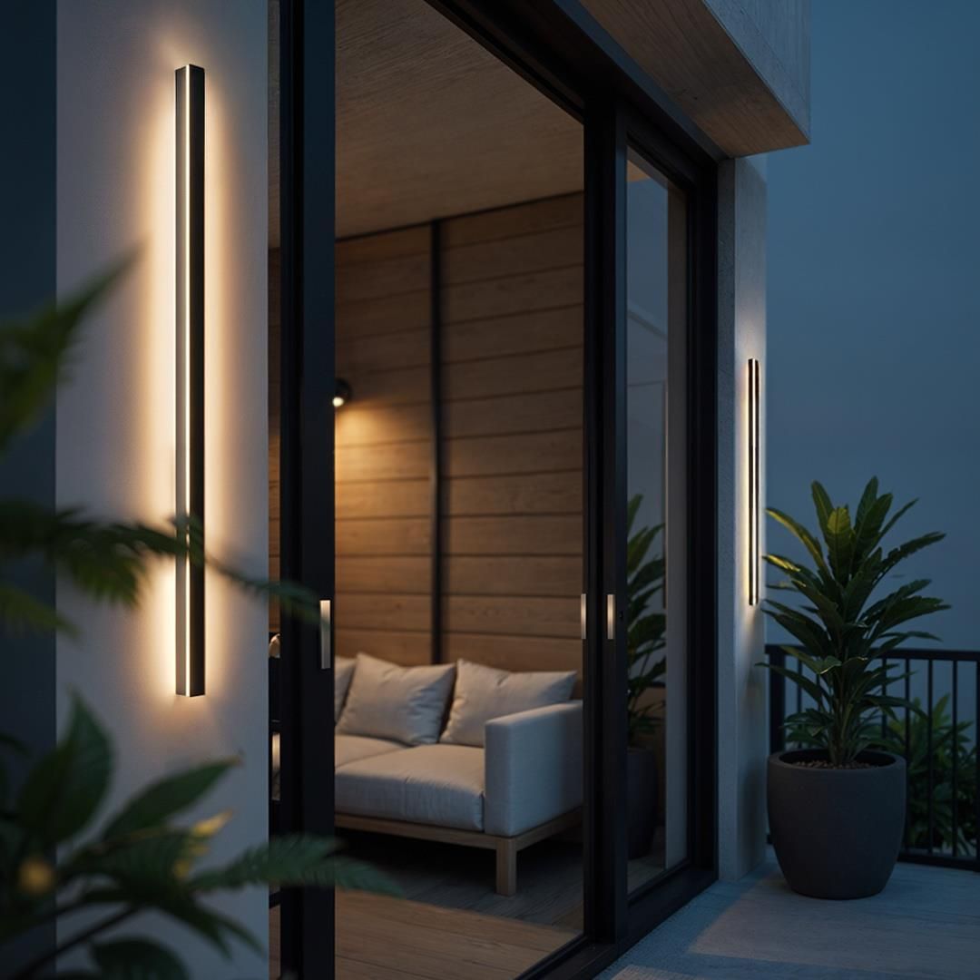 Domenoled Listwa Elewacyjna Domeno Led 22W 4000K Ip54 Czarny 1323 ...