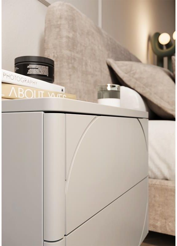 Bogart Szafka Nocna Z 2 Szufladami Sonatia 45Cm Cashmere Nogi Kule ...