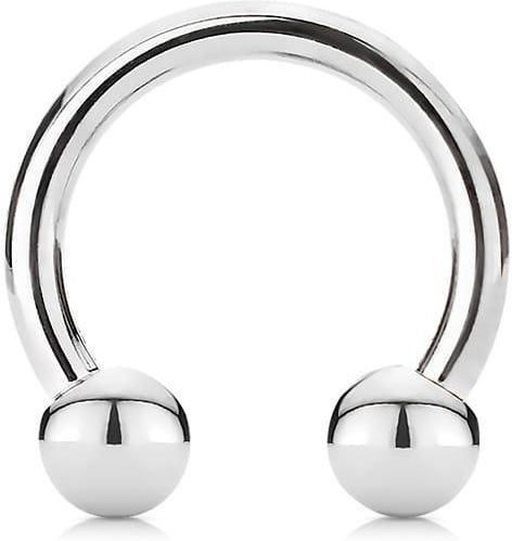 Piercing4U Podkowa Kolczyk Kulka Smiley Piercing Septum Sutka Po3 1.2 ...
