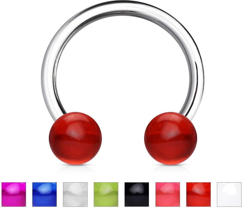 Piercing4U Podkowa Kolczyk Do Wargi Ucha Smiley Septum Piercing Stal ...