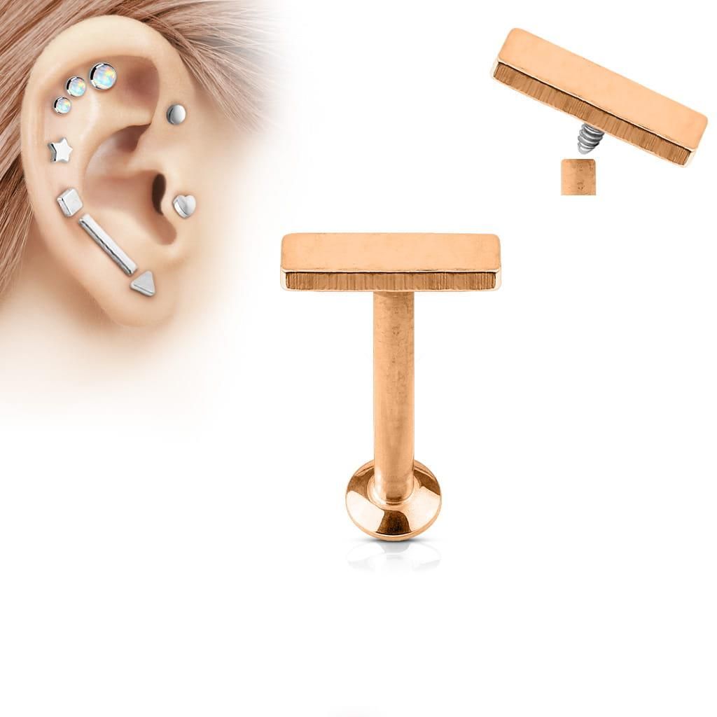 Piercing4U Kolczyk Do Ucha Helix Piercing Do Chrząstki U85 6mm Różowe ...