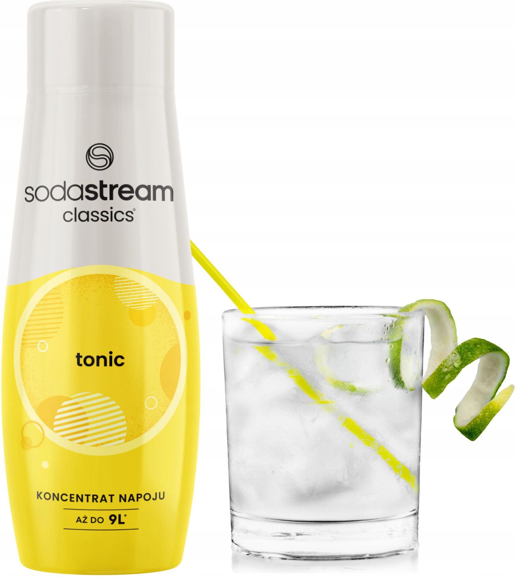 Zestaw 2 koncentratów syrop Sodastream Orange Pomarańcza Zero + Tonic ...