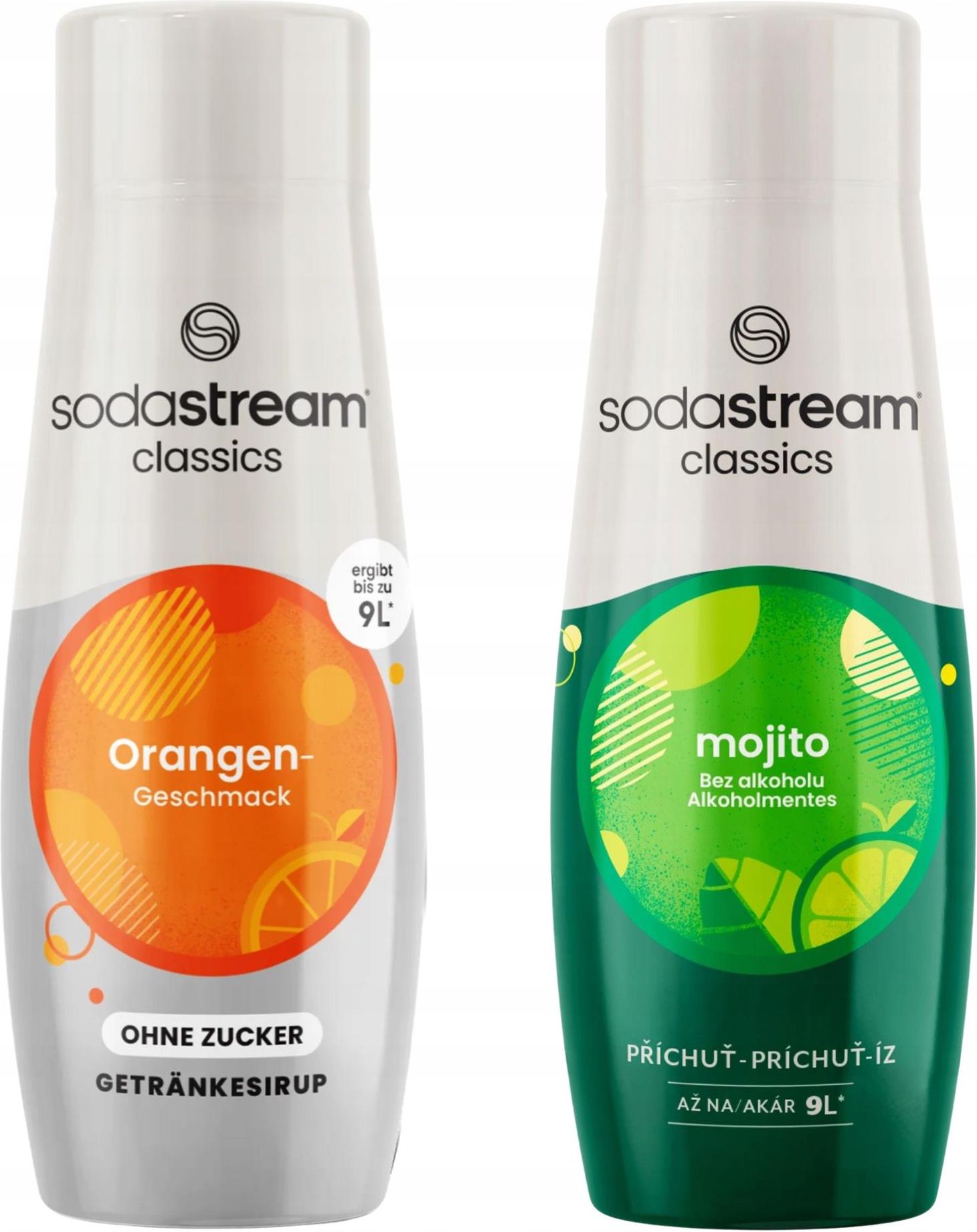 Syropy SodaStream Orange Zero Pomarańcza Bez Cukru + Mojito Mohito ...