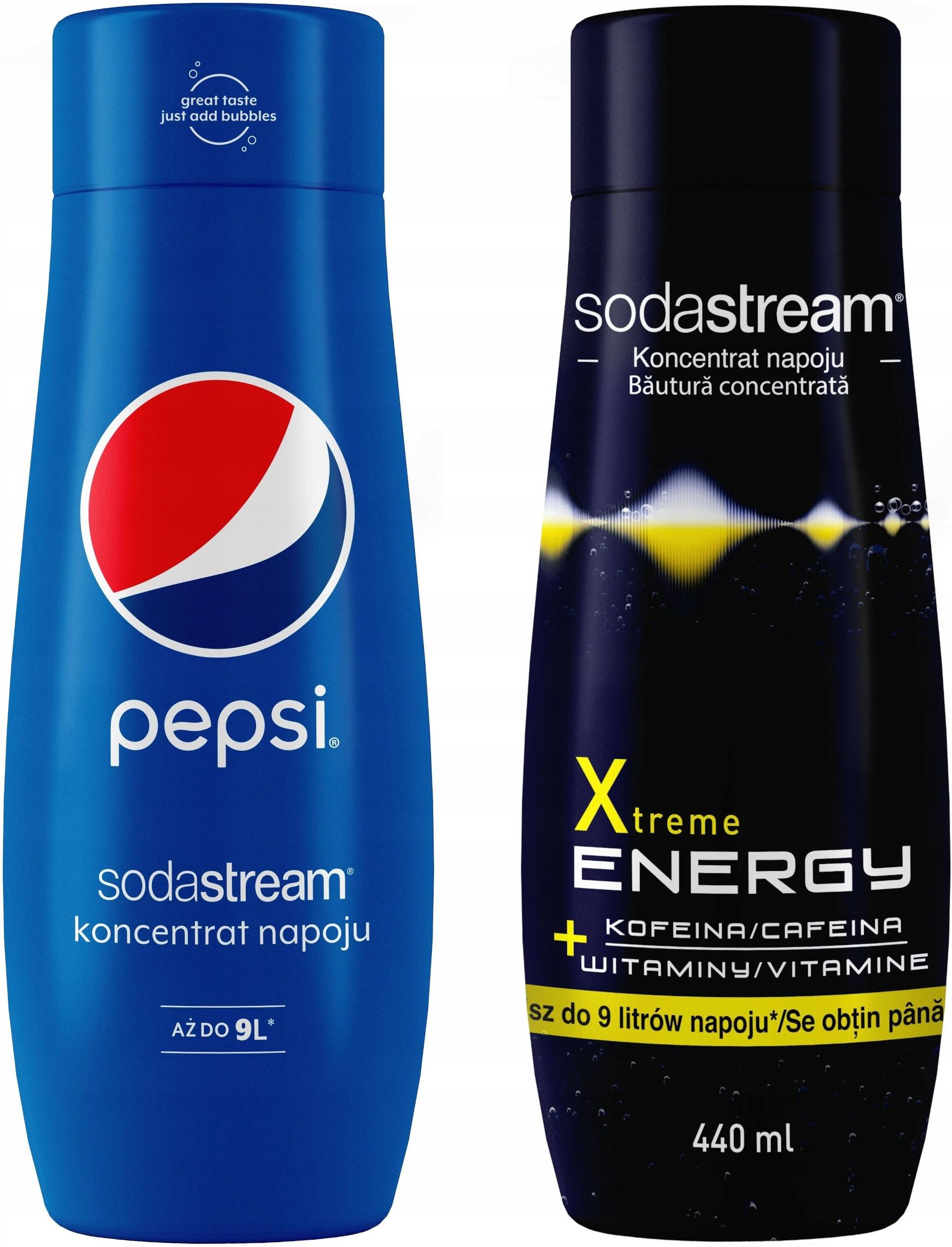 Zestaw 2 koncentratów SodaStream Pepsi+Energy - Ceny i opinie - Ceneo.pl