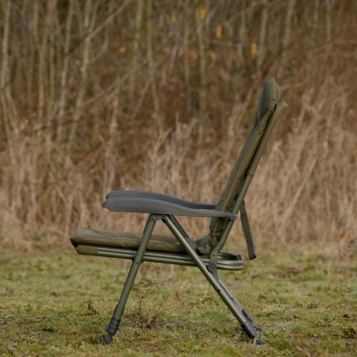 Solar Tackle Krzesło Fotel Karpiowy Wędkarski Sp Recliner Low Chair ...