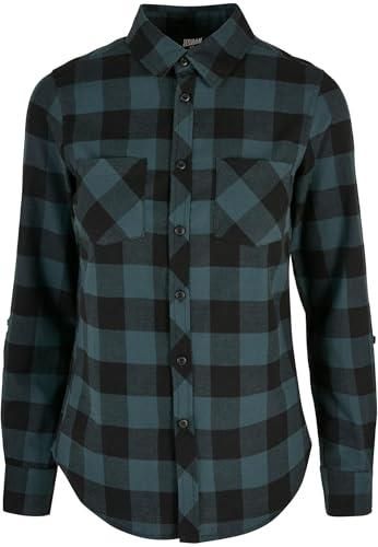 [AP] Urban Classics Ladies Turnup Checked Flanell Shirt Koszula Kobiety ...