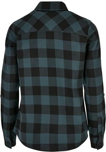 [AP] Urban Classics Ladies Turnup Checked Flanell Shirt Koszula Kobiety ...