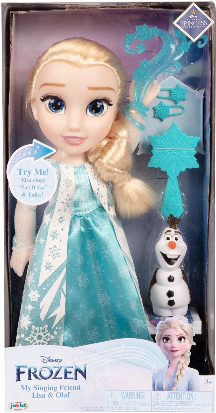 Lalka Jakks Pacific Lalka Disney Princess Śpiewająca Księżniczka Elsa Kraina Lodu Frozen 35cm ...