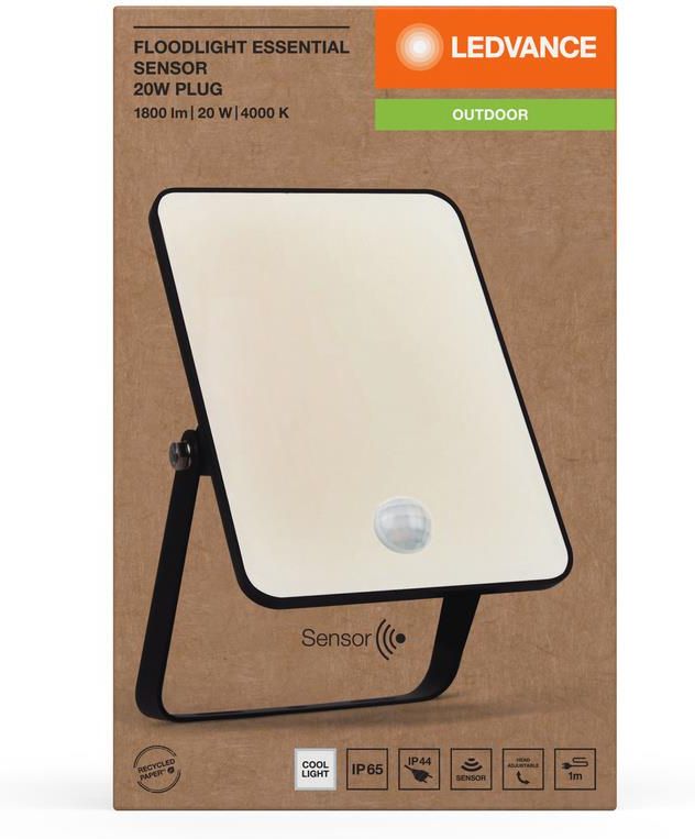 Ledvance Naświetlacz Essentials Floodlights With Eu Plug 20W 4000K By ...
