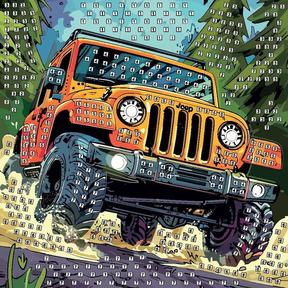 Fun& Joy Mozaika Piankowa Auto Terenowe Jeep Fun&Joy - Ceny i opinie ...