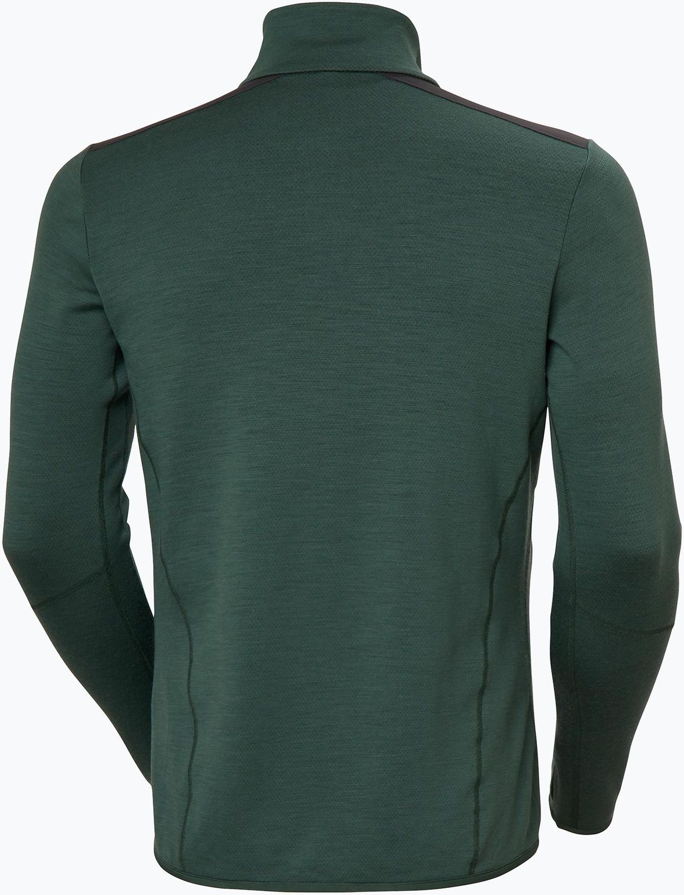 Bluza trekkingowa męska Helly Hansen Lifa Merino Midlayer jungle green ...