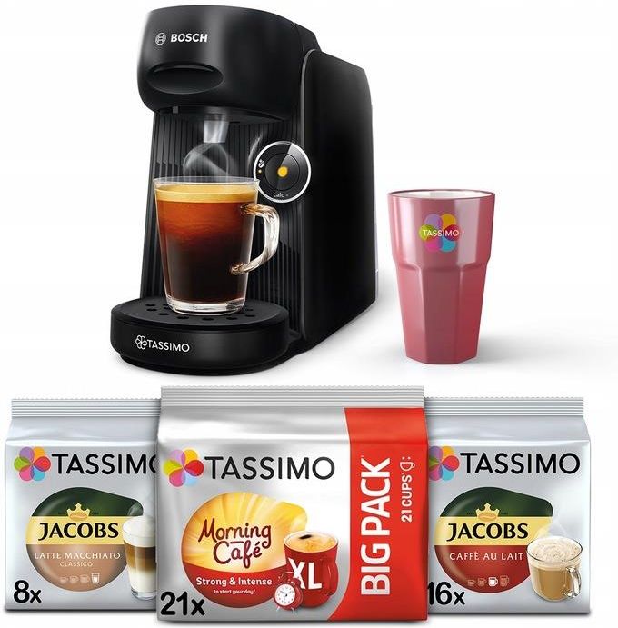 Bosch Tassimo Finesse TAS162E + 3x kawy Tassimo + kubek - Opinie i ceny ...