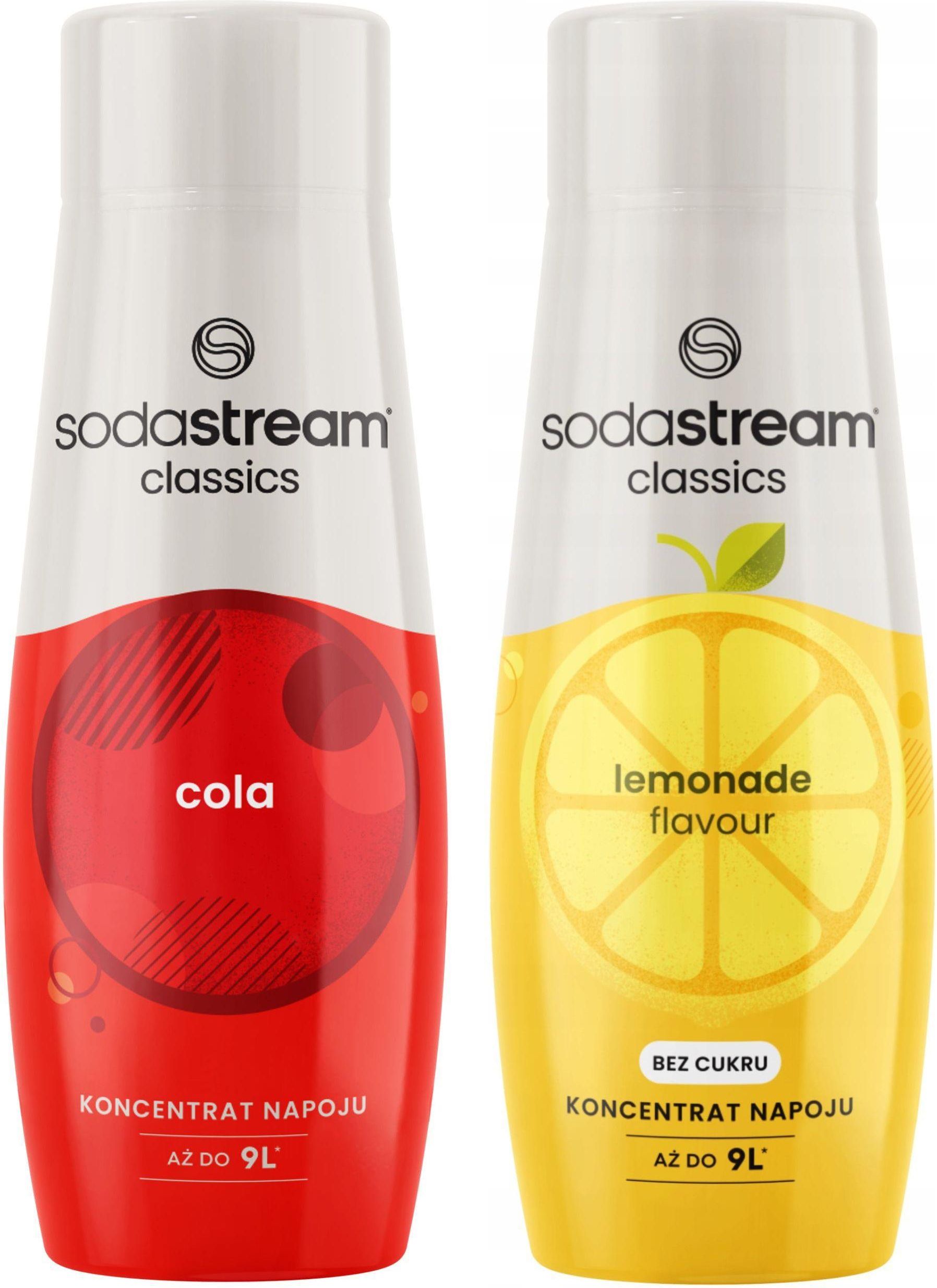 Zestaw 2 koncentratów SodaStream smak Cola+Lemonade - Ceny i opinie ...