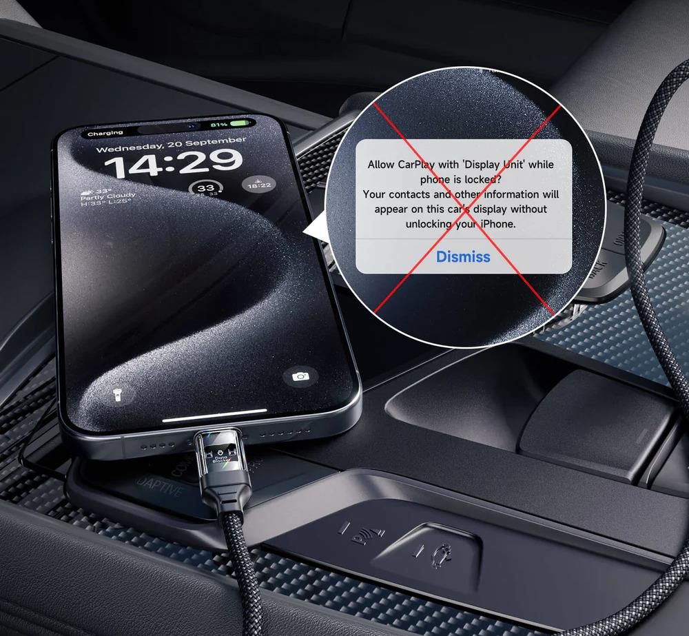 Jsaux Przezroczysty bloker danych Data Blocker Kabel USB-C do USB-A 2m - Opinie i ceny na Ceneo.pl