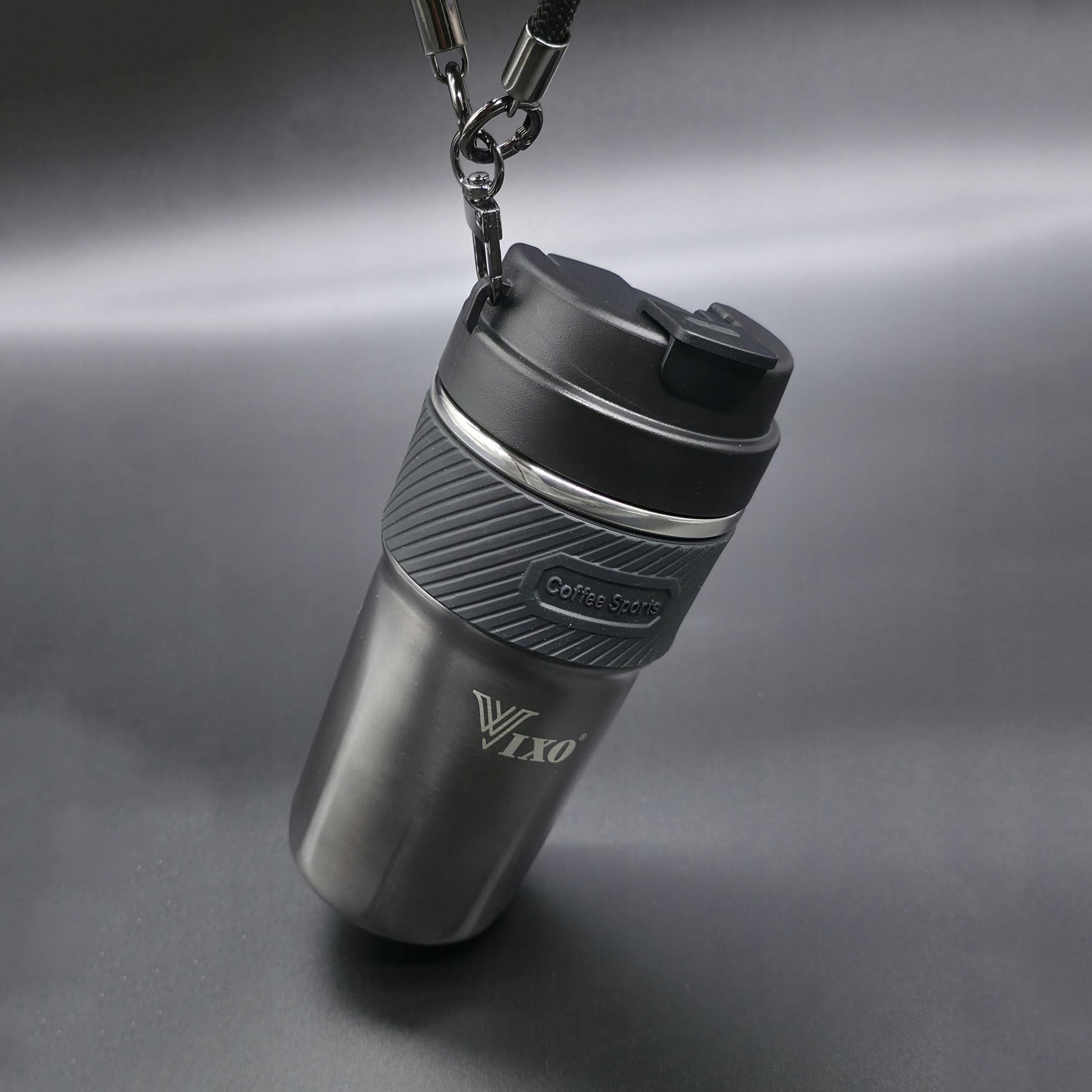 Vixo Kubek Termiczny Z Powłoką Ceramiczną 500Ml Na Kawę Termos Bidon Stal 316 Vx55001 Szary ...