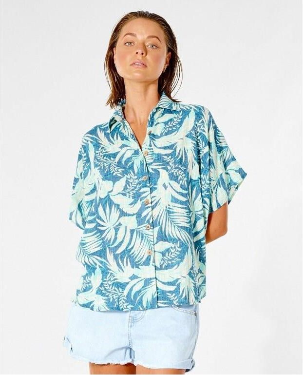 Koszula RIP CURL - Sun Rays Shirt Dark Teal (9177) rozmiar: XS - Ceny i ...