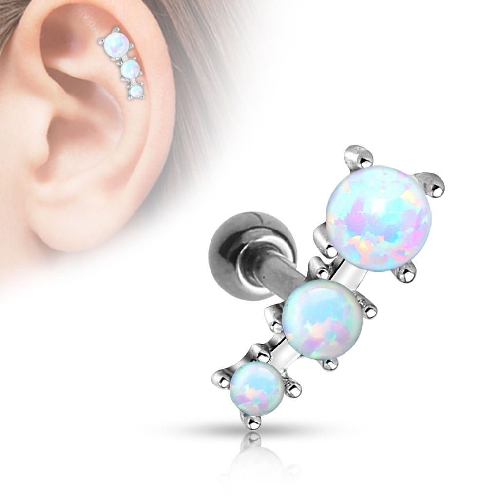 Piercing4U Kolczyk Do Ucha Helix Chrząstka Kryształki Piercing U76 ...