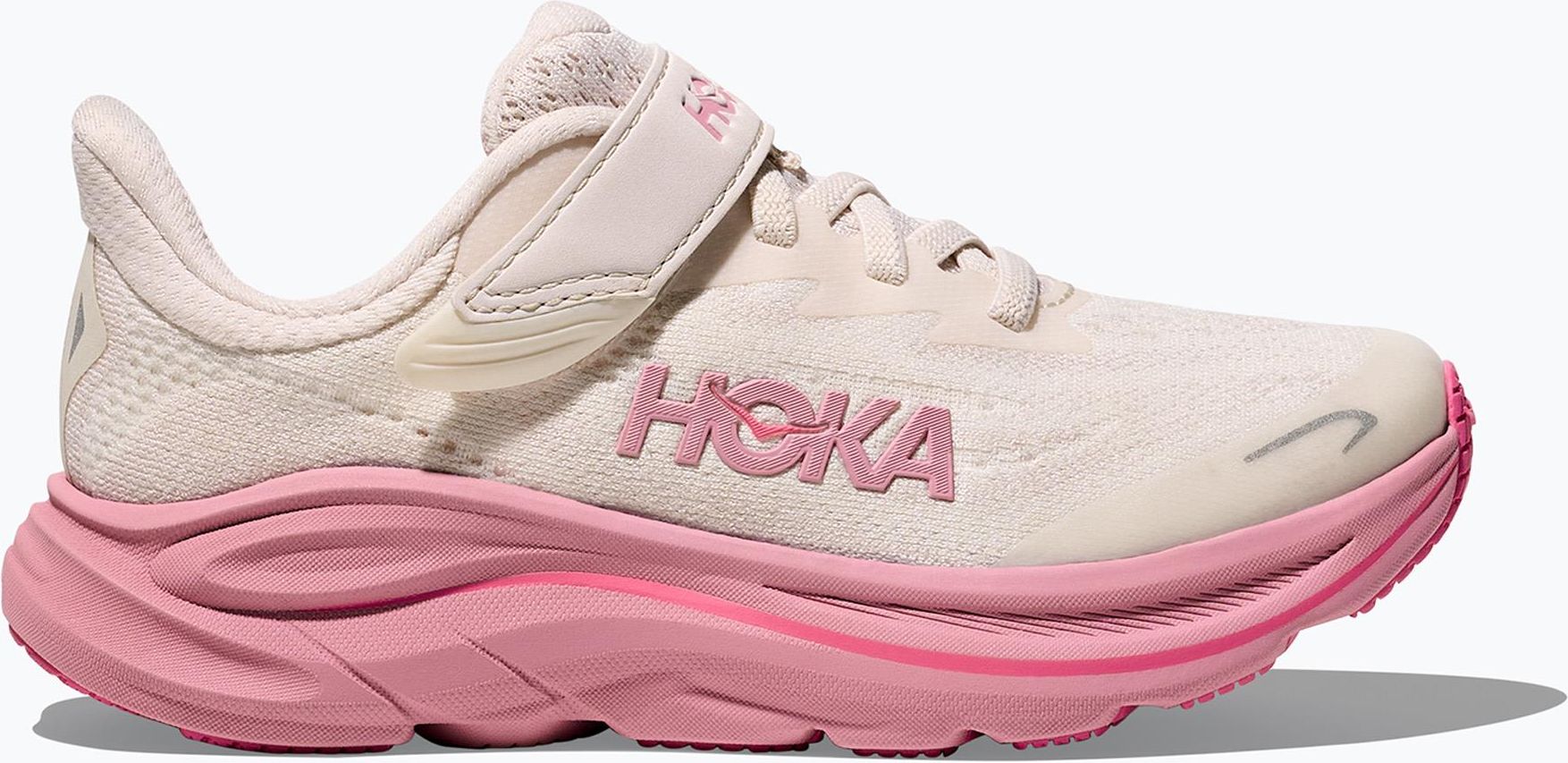 Buty do biegania dziecięce HOKA Clifton 10 rose cream/dried rose - Ceny ...