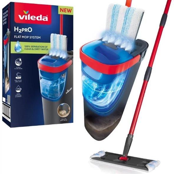 Vileda Vileda Mop Płaski H2Pro (175774) - Ceny i opinie - Ceneo.pl