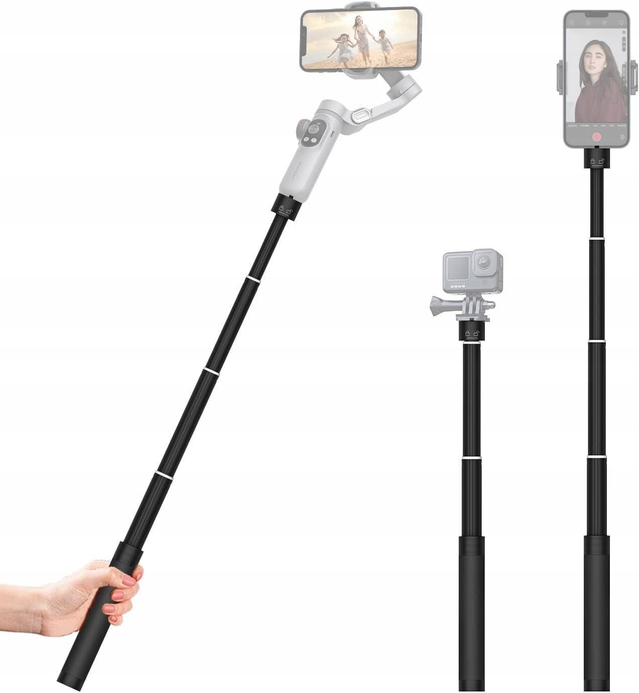 Ramię Teleskopowe Wysięgnik Grip Uchwyt do Gimbala Kamery Aparatu 73cm ...
