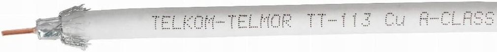Telkom-Telmor Kabel wewnętrzny TT113 Cu Eca RG6 - Opinie i ceny na Ceneo.pl