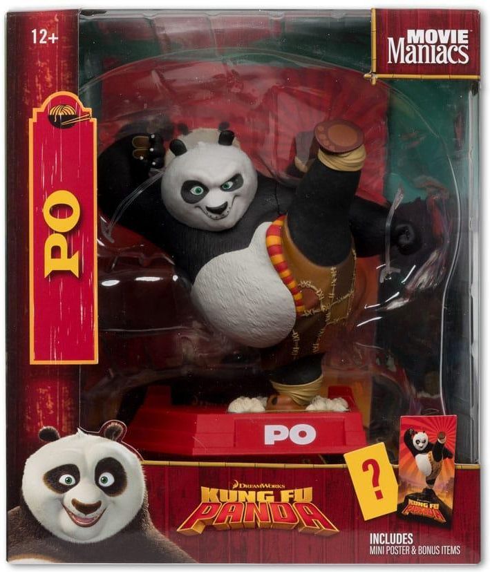 Mcfarlane Toys Kung Fu Panda Movie Maniacs PVC Statue Po 17 cm - Ceny i ...