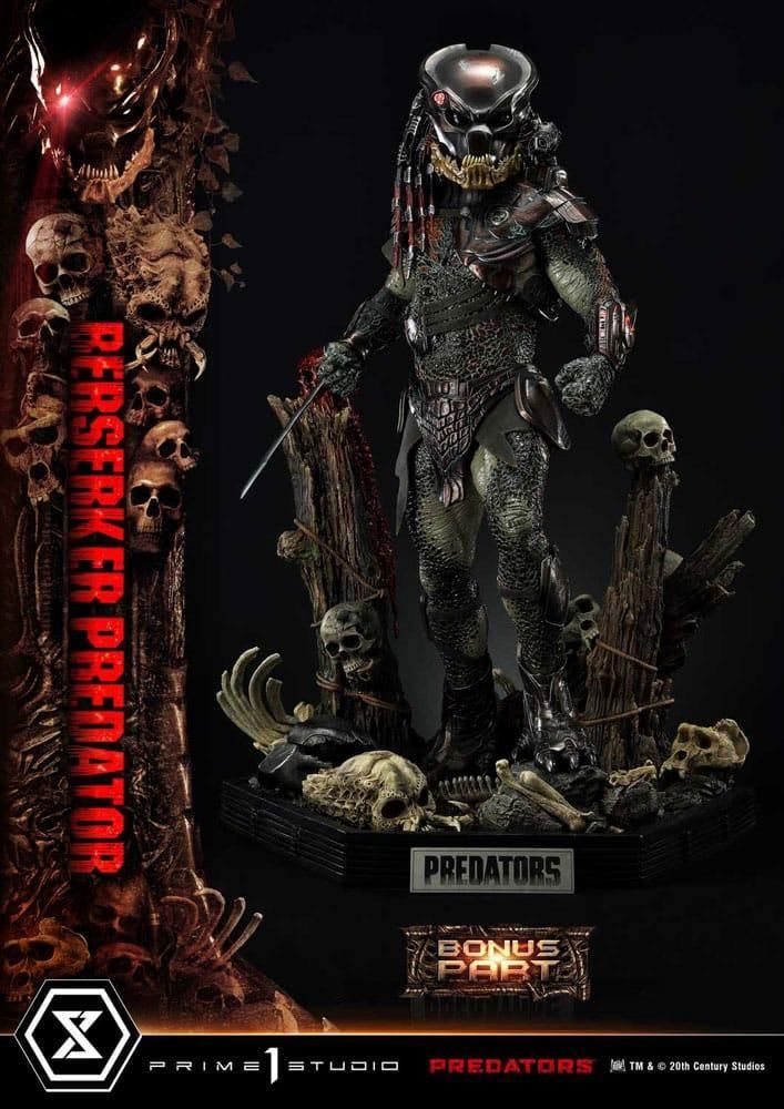 Prime 1 Studio Predators Statue Berserker Predator Deluxe Bonus Version ...