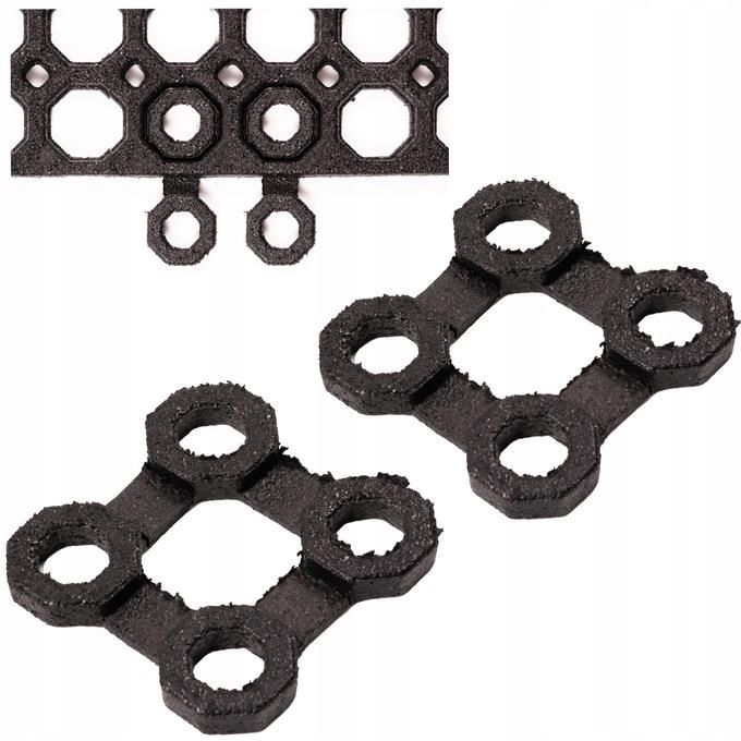 Mr. Carpet Wycieraczka Pod Drzwi Mata Wejściowa Gumowa Ażurowa Czarna ...