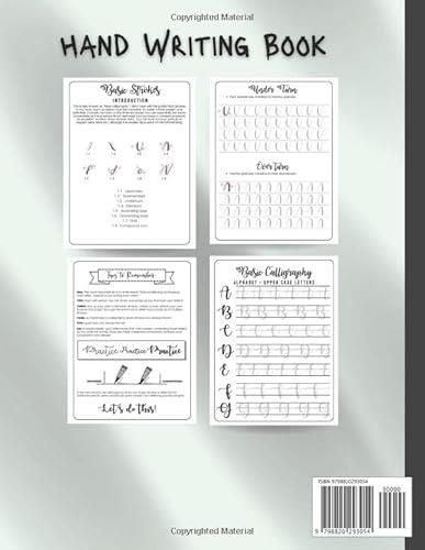[AC] calligraphy Workbook set for beginners: Simple Guide to Hand ...