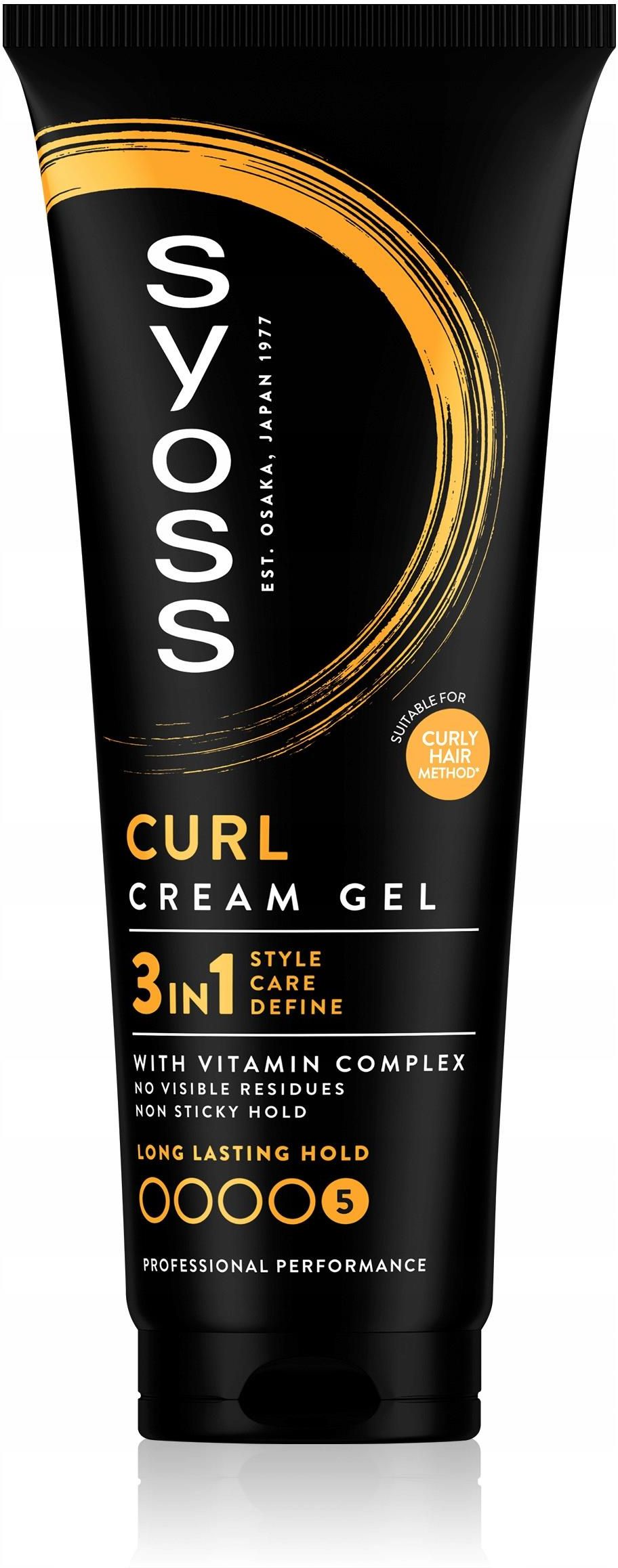 Syoss Curl Control Żel Do Stylizacji Włosów Kręconych I Falowanych ...