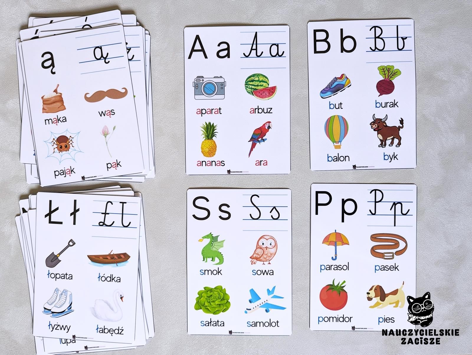 ALFABET 32 Plansze edukacyjne z literami Laminowane - ceny i opinie ...