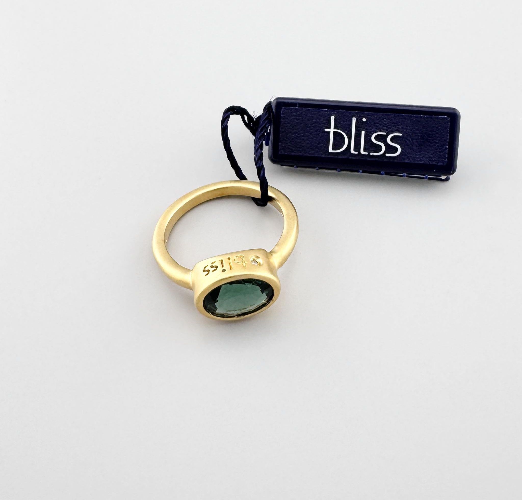 Pierścionek z zielonym kwarcem Bliss Gioielli - Ceny i opinie - Ceneo.pl