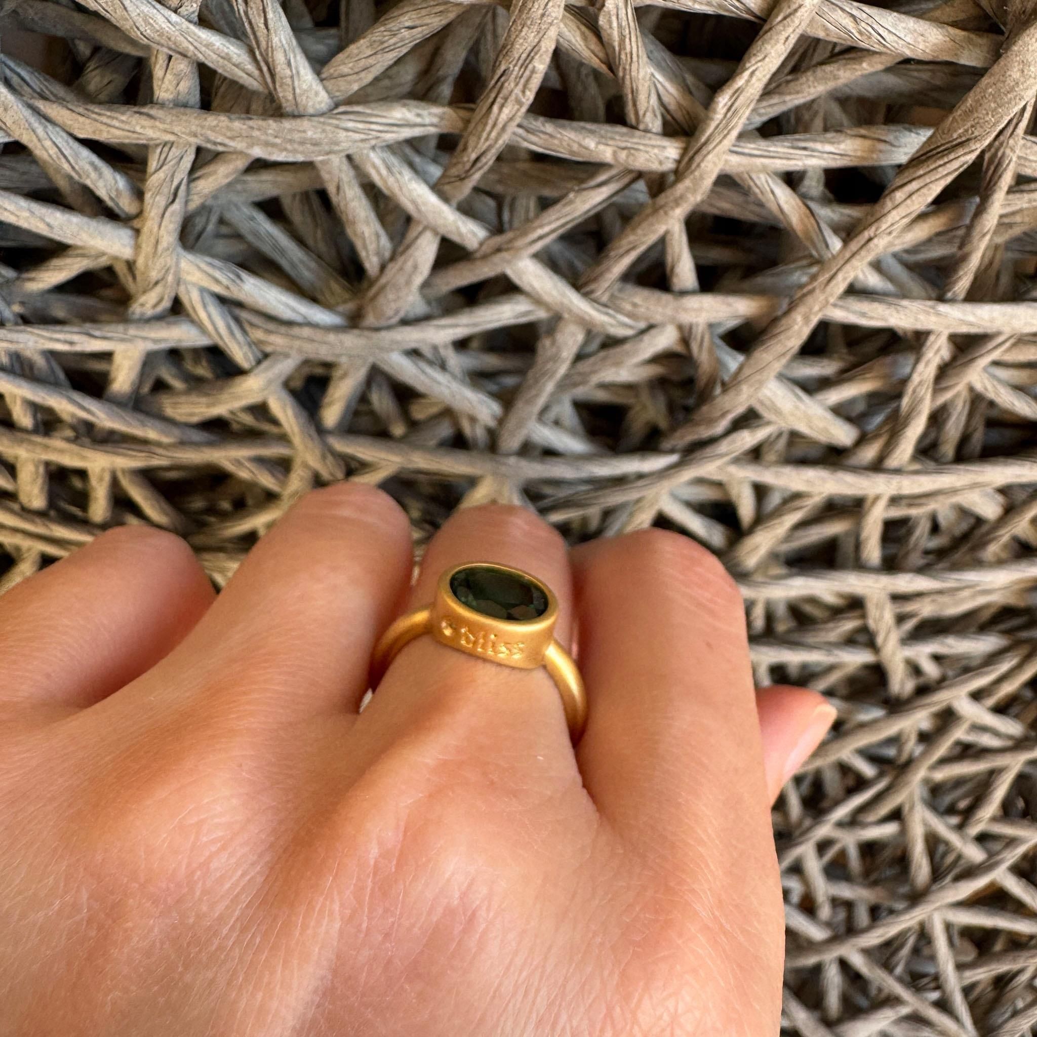 Pierścionek z zielonym kwarcem Bliss Gioielli - Ceny i opinie - Ceneo.pl