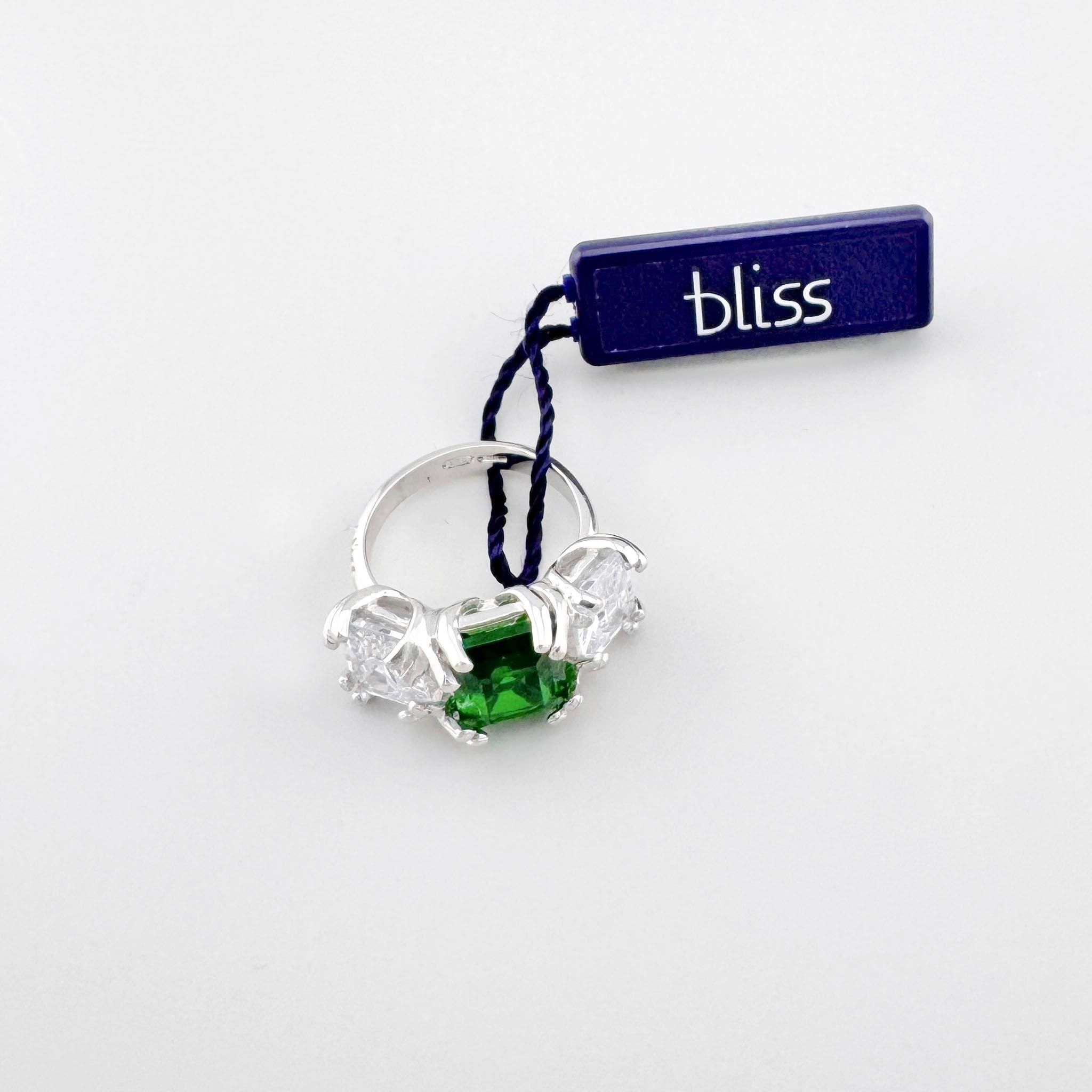 Pierścionek z zielonym kamieniem Bliss Gioielli - Ceny i opinie - Ceneo.pl