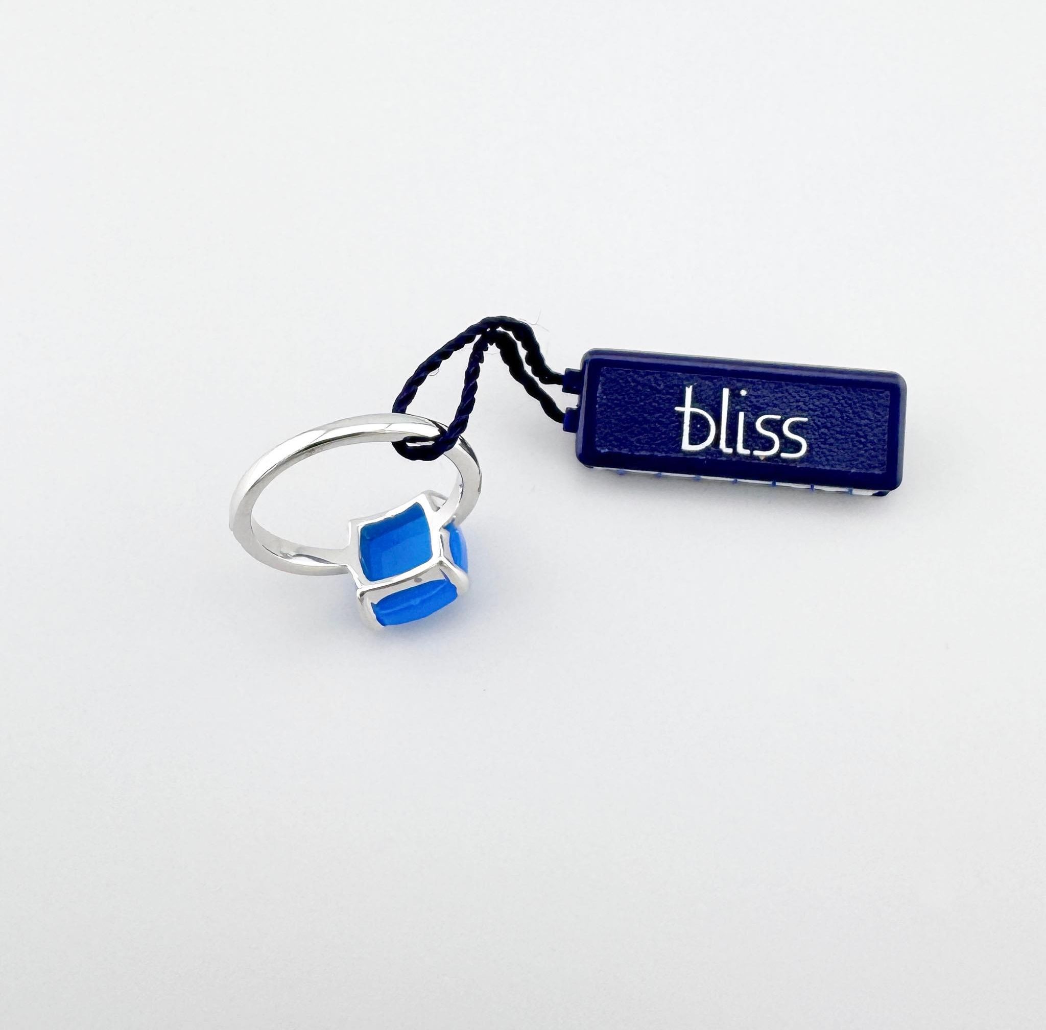 Pierścionek z błękitnym agatem Bliss Gioielli - Ceny i opinie - Ceneo.pl